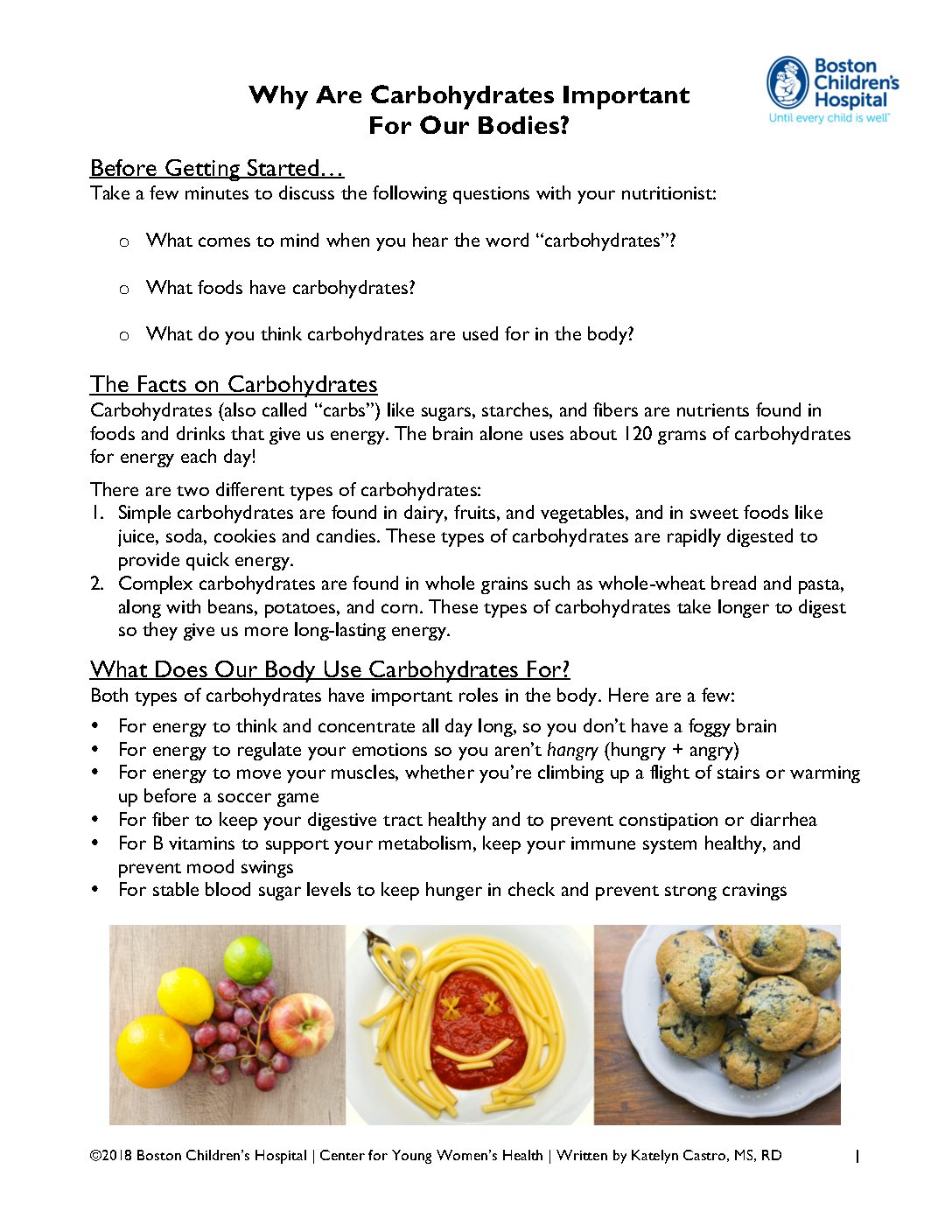 Carbohydrates-pdf – Center for Young Women's Health